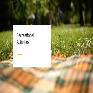 All activities are held for everybodyAll activities are held for ...