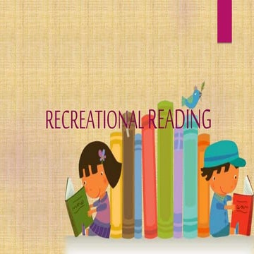 Recreational Reading | PPTX