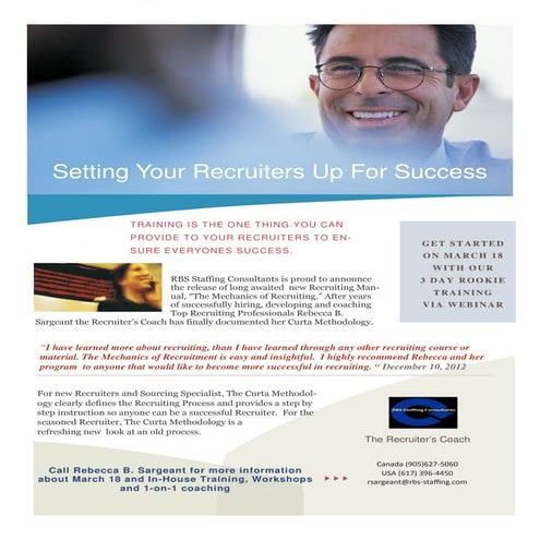 Mechanics of Recruiting | PDF