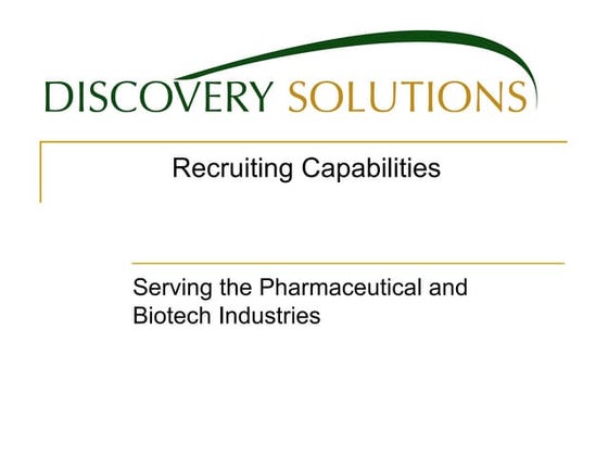 ODC Pharma Capabilities | PDF