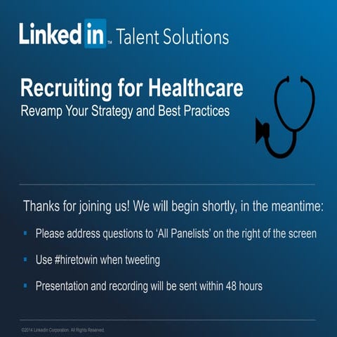 Recruiting for Healthcare: Revamp Your Strategy & Best Practices | Webcast | PDF