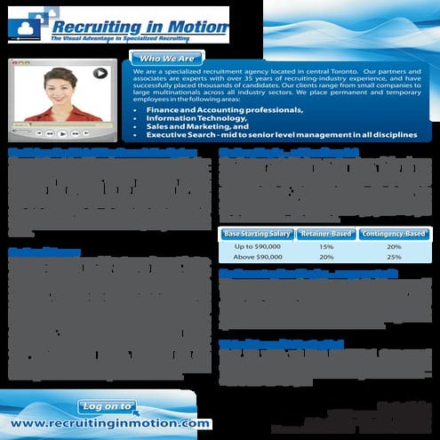 Recruiting In Motion Flyer | PDF