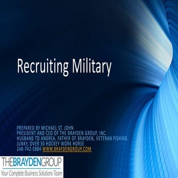 Recruiting Military | PPT