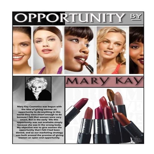 Start Something Beautiful with Mary Kay Cosmetics | PPTX
