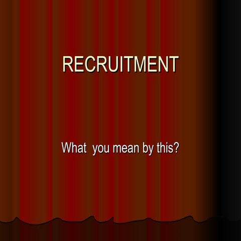 Insurance Recruitment -- By SP.Balaagi | PPT