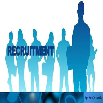 Recruitment | PPTX