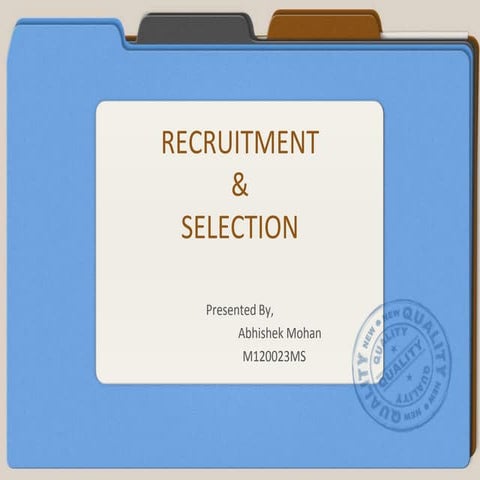 Recruitment visual bee | PPTX