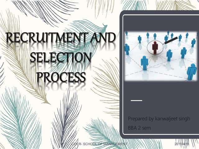 SOP-Recruitment Process- komal.pptx | Human Resources | Business