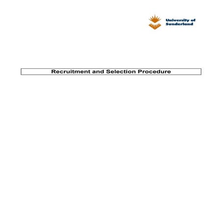 Recruitment+and+selection+procedure+dec+05 | PDF