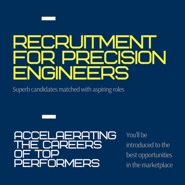 Recruitment for precision engineers | PDF