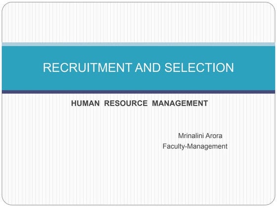 Selection process | PPT