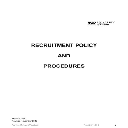 Recruitment policy _procedures | DOC
