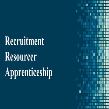 Apprentice Recruitment Pdf