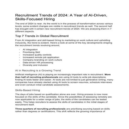IT hiring trends | PDF