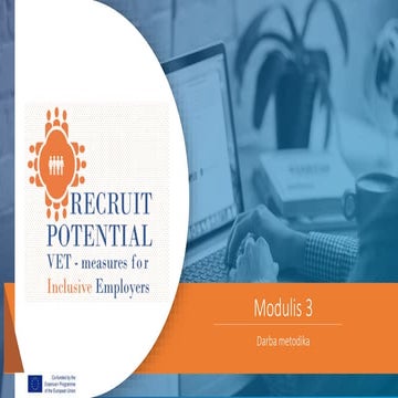 LV. Recruit Potential Module 3 - Darba metodika | PPTX