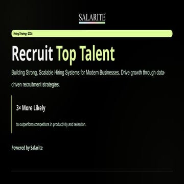 Recruit Top Talent Building Strong, Scalable Hiring Systems for Modern ...