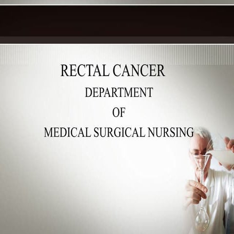 Rectal cancer | PPTX