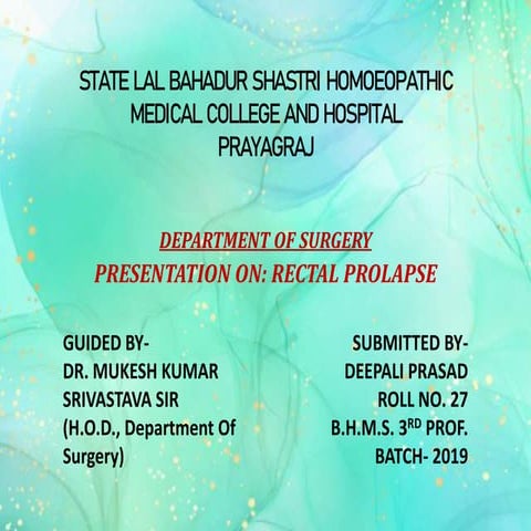 Rectal Prolapse Pdf