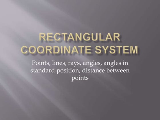 Lesson 1: distance between two points | PPT | Maps & Navigation