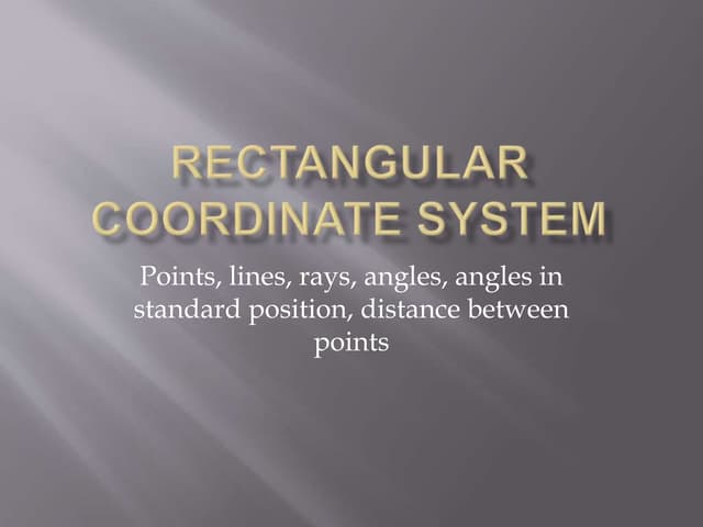 Lesson 1: distance between two points | PPT | Maps & Navigation