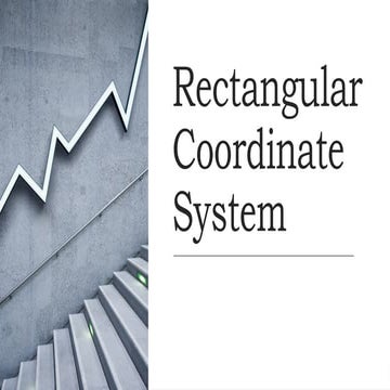 Rectangular Coordinate System2 Examples Pptx Free Download