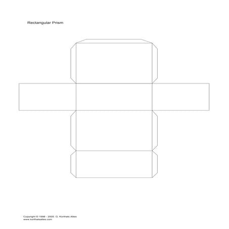 Rectangular Prism Template