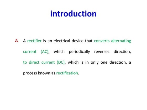 Full Wave Rectifier Circuit Working and Theory | PPT