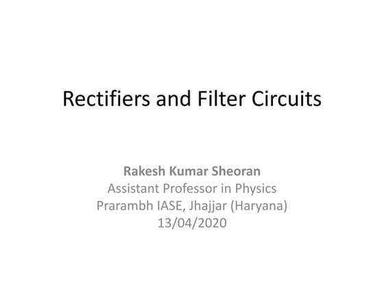 Half wave Rectifier & Full wave Rectifier with their descriptions. | PPT | Home Appliances ...