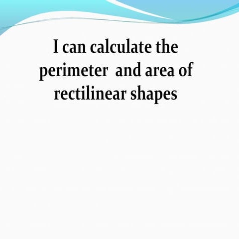 Rectilinear perimeter area | PPT