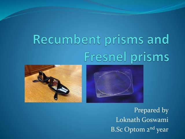 Fitting assessment of soft contact lens | PPTX