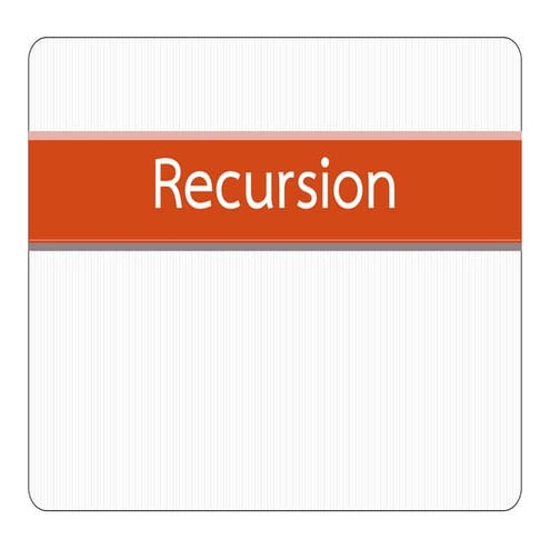 Recursion | PPT