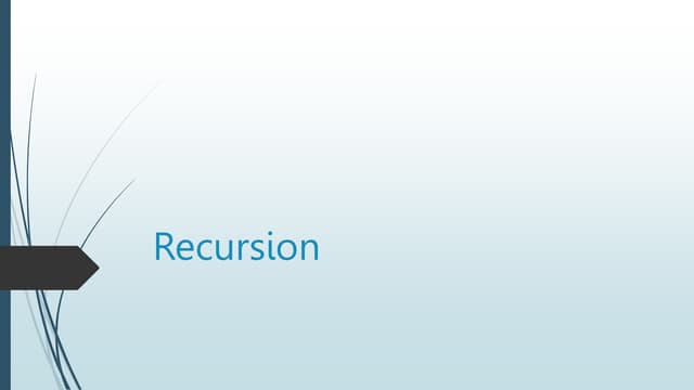 Recursion Vs Iteration Code Efficiency And Structure Ppt 3078