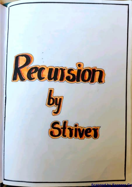 Recursion Notes.pdf Recursion Notes.pdf