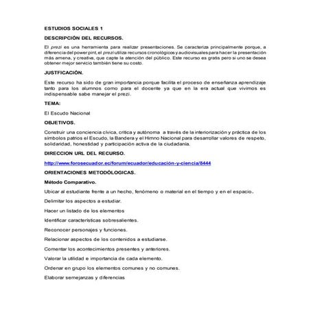 Recurso didactico de estudios sociales | PDF