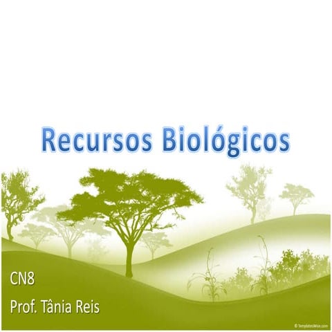 Recursos biológicos | PPTX