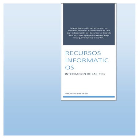 Recursos informáticos | PPTX