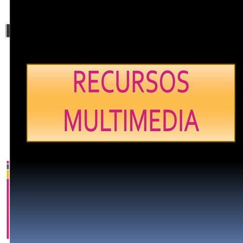 Recursos audiovisuales | PPTX