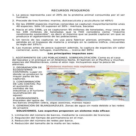 Recursos pesqueros | PDF