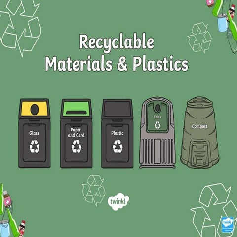 Recyclable Materials and Plastics Information PowerPoint.ppt