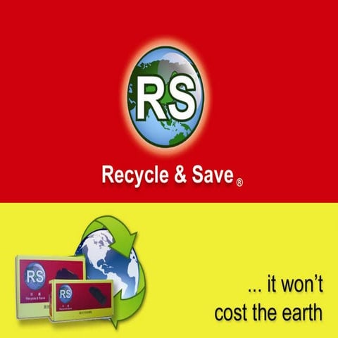 Recycle And Save Environmental Presentation | PPT