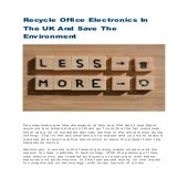 Recycle Office Electronics Docx