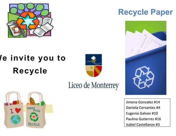 How to recycle paper | PDF