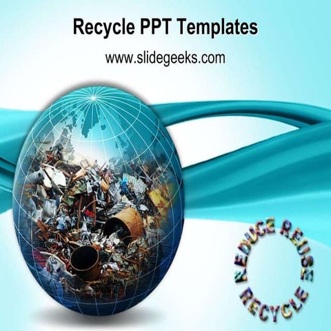 Recycle ppt templates | PPTX | Computing | Technology & Computing