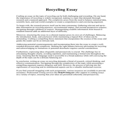 Recycling Essay.pdf