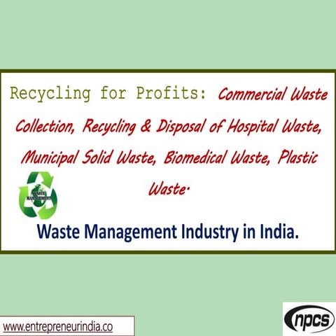 Recycling for Profits: Commercial Waste Collection, Recycling ...