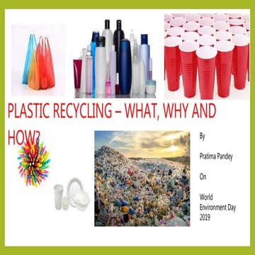 Recycling plastics | PPTX
