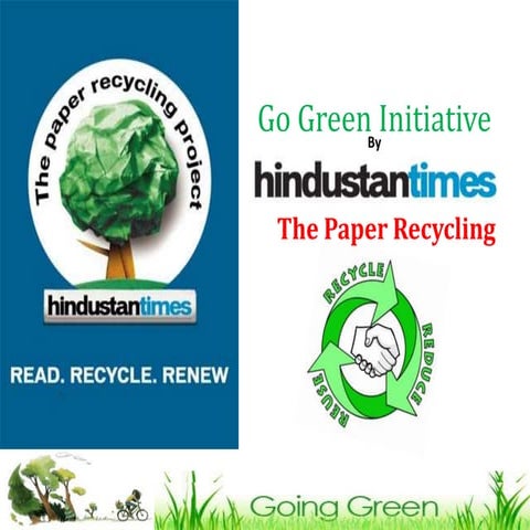Hindustan Times Go Green Project | PPTX