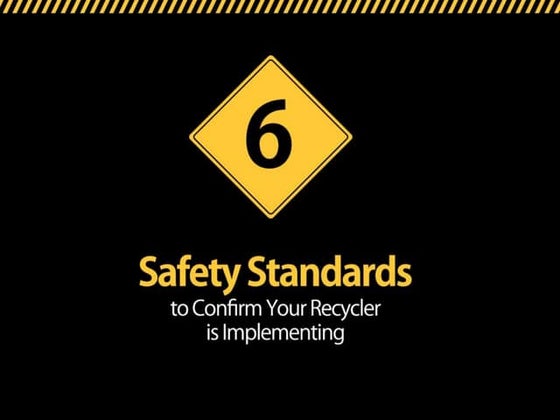 Safety Standards for Recyclers - Infographic | PDF