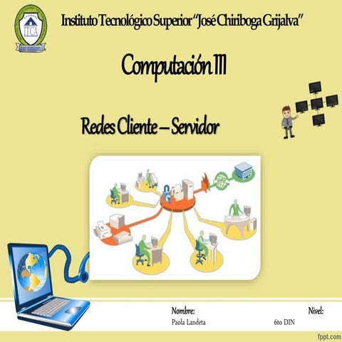 Relación RED CLIENTE - SERVIDOR | PPTX