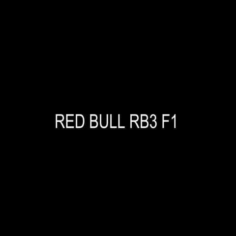 Red Bull Rb3 F1 | PPS
